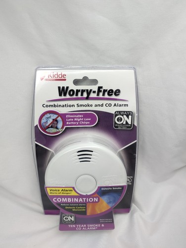 Kidde P3010CU 10-Year Worry Free Combination Smoke and Carbon Monoxide ...