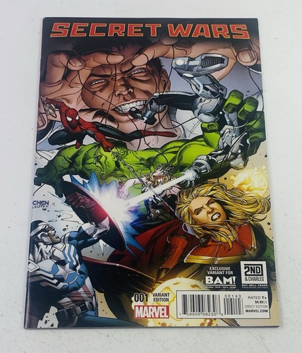 Secret Wars #1 Sean Chen BAM Exclusive Variant Cover Marvel Comics | eBay