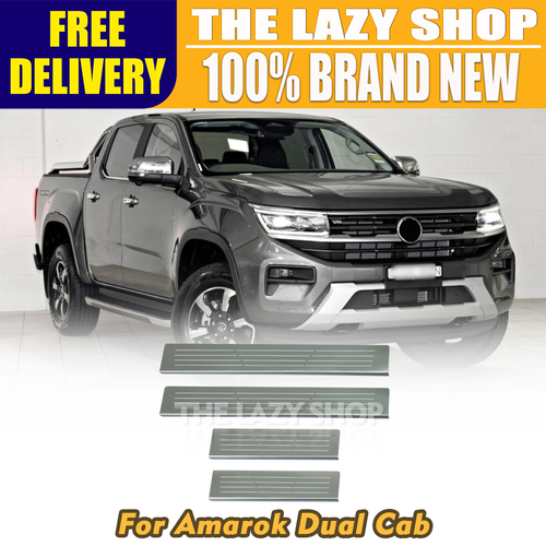 Stainless Steel Door Sills Protector for Volkswagen Amarok NF Dual Cab ...