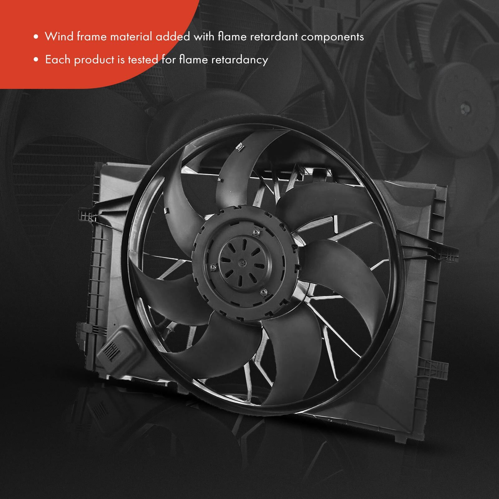 Radiator & Cooling Fan Assembly Kit for Mercedes-Benz W203/CL203 C230 ...