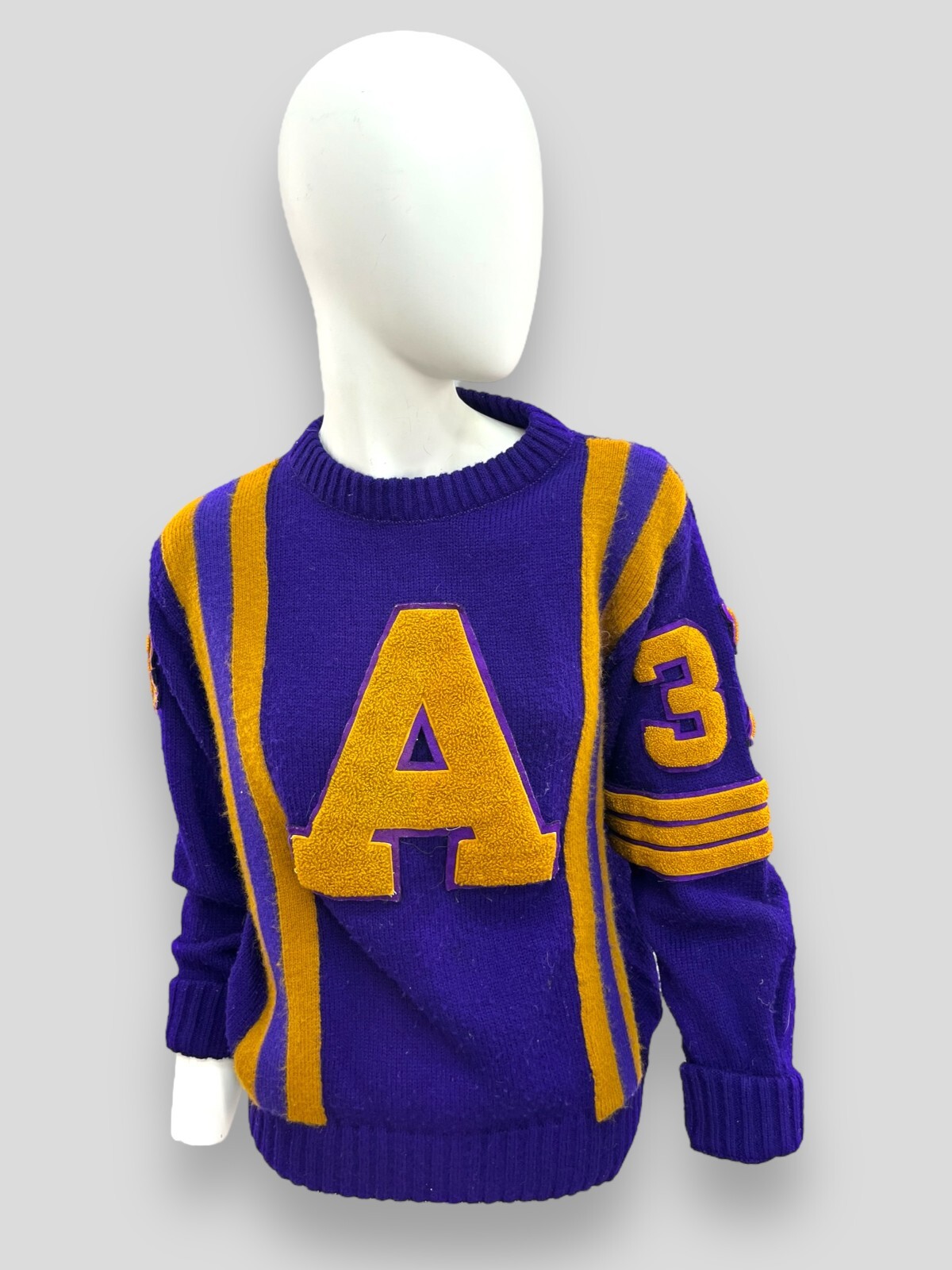 Afton High School 1937 Letterman Sweater Cran Barry O… - Gem