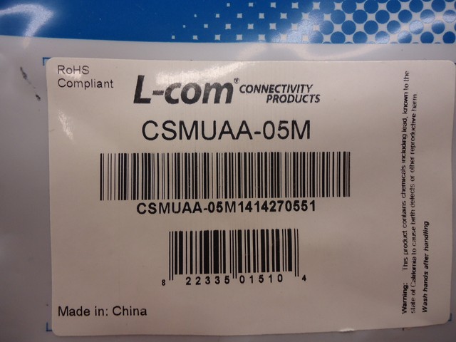 CSMUAA-05M L-Com Cable Brand for sale online | eBay