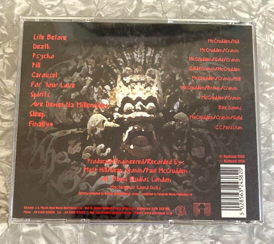 Screaming Marionettes Carousel CD Goth Darkend 1998 Sean Cronin Clean ...