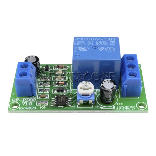 DC 12V NE555 0~60 Seconds Delay Timer Time Switch Adjustable Time Relay ...