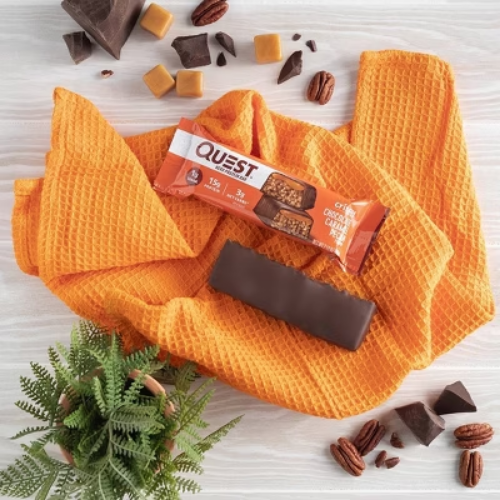 Quest Nutrition 15g Hero Protein Bar - Crispy Chocolate Caramel Pecan ...
