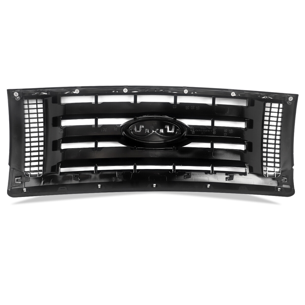 2009-2014 Ford F-150 F150 XLT Gloss Black Front Grille Replace ...