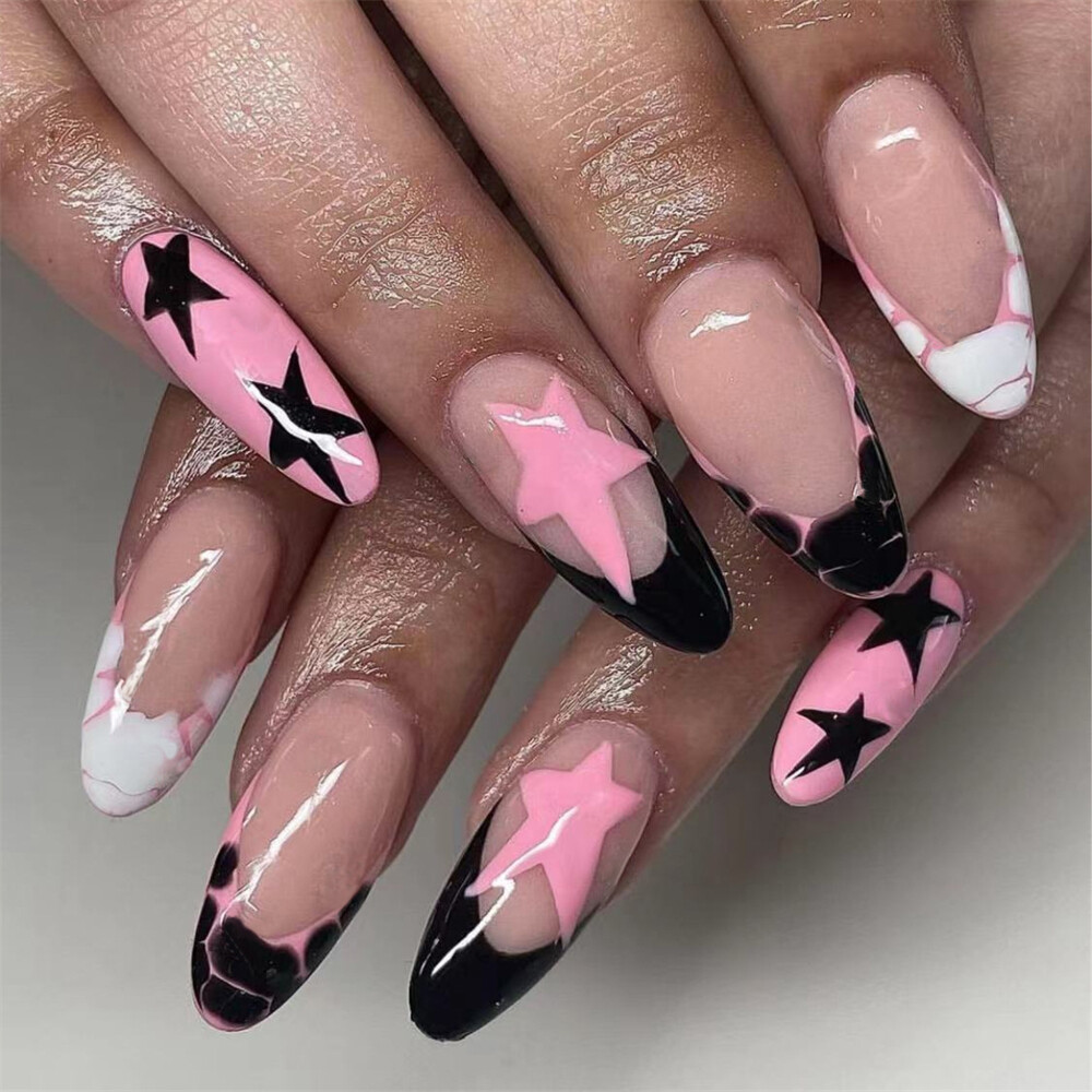 Pink And Black Star
