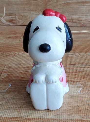 Snoopy Coin Bank Syndicate Inc Peanuts 6" Ceramic 1966 | eBay