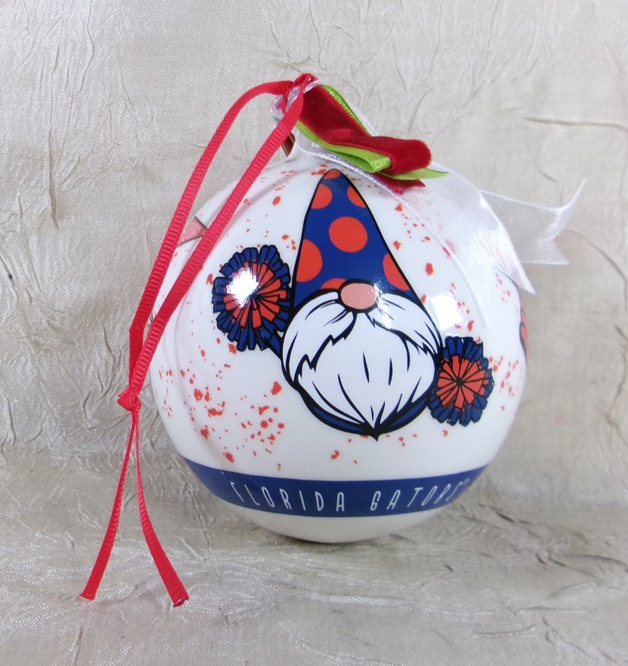 1 University Of Florida Gators Gnomes Christmas Ornament Memory Company ...