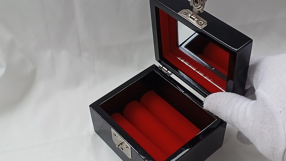 Traditional Korean Najeon Chilgi Mother of Pearl Ring Jewelry Box 14-4 ...
