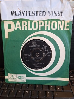 THE BEATLES PAPERBACK WRITER / RAIN PARLOPHONE 1966 UK VG VINYL 45 ...