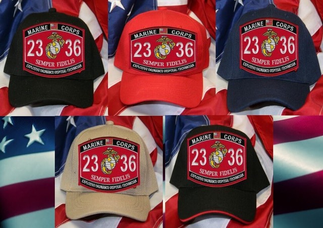 MOS 2336 EXPLOSIVE ORDNANCE DISPOSAL TECHNICIAN.CAP PATCH HAT US ...
