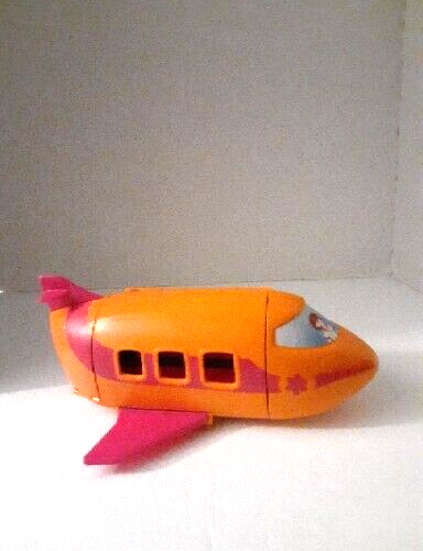 Vintage Polly Pocket Groovy Getaway Jet Airplane Playset Aircraft 2002 ...