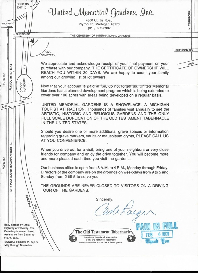 Deed for Burial Plots (2) | eBay