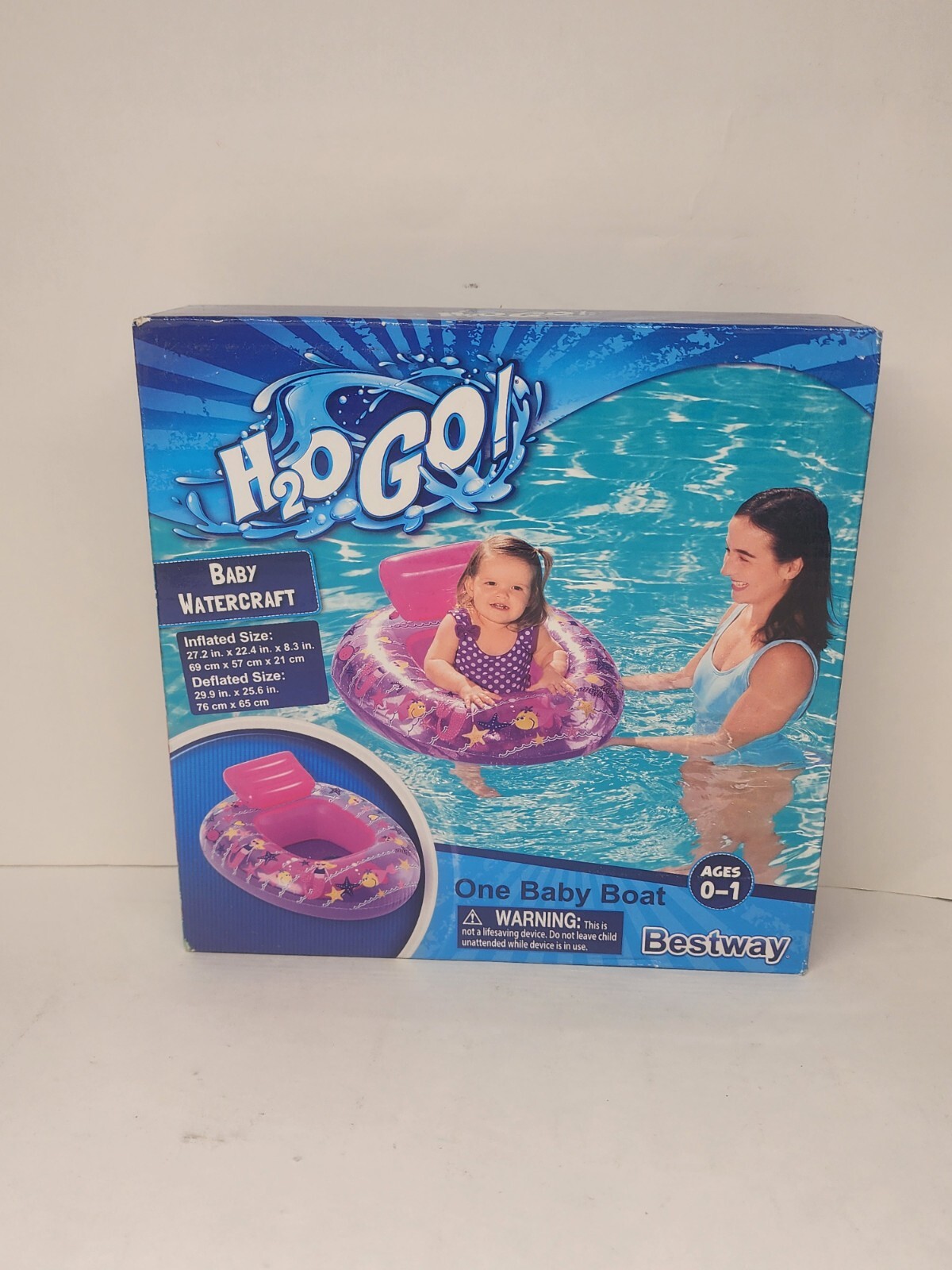 H20 Go! Little Girl Baby Watercraft One Baby Boat, Ages 0-1 New Sealed ...