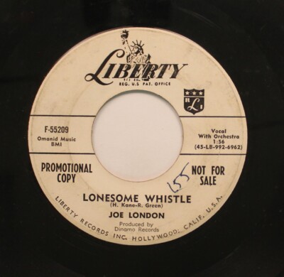 Joe London - Promo 45 - Lonesome Whistle / It Might Have Been On ...
