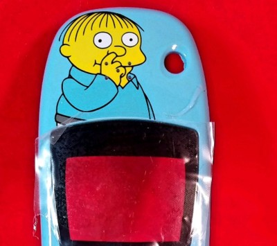THE SIMPSONS CUSTOM CEL PHONE FACEPLATE COVER RALPH WIGGUM MAYB ...