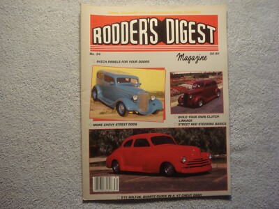 Rodder's Digest 1990 Jan/Feb #34 Classic Hot Rod Modified Custom Cars ...