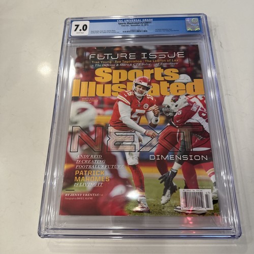 PATRICK MAHOMES 11/19/18 Next SPORTS ILLUSTRATED SI CGC Graded 7.0 ...
