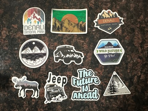 Clean Out Sale- Denali National Park/Adventure Decal Sticker Lot Of 10 ...