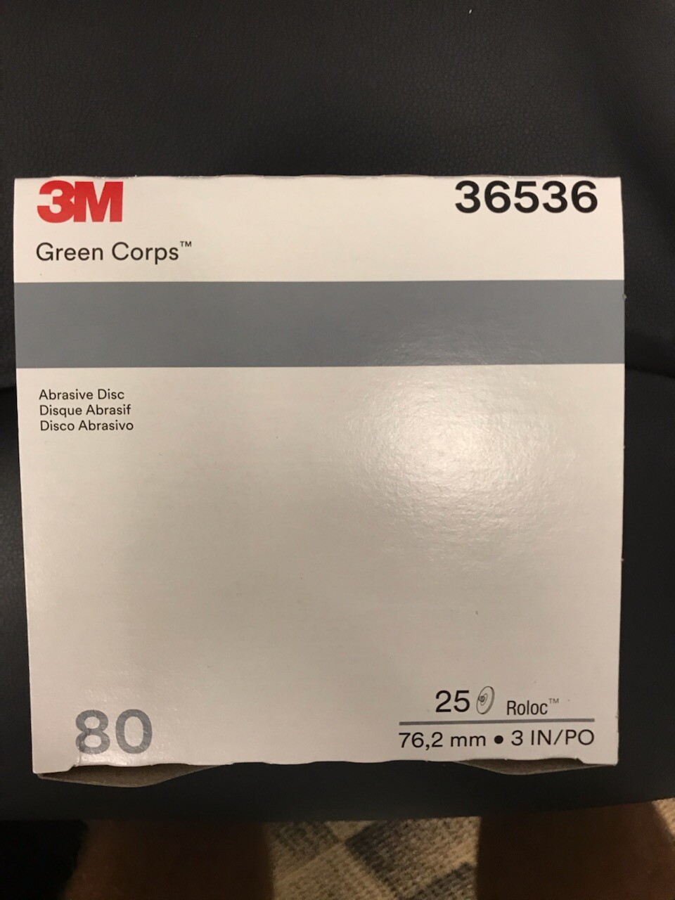 3M Green Corps Roloc Grinding Discs 3" 80 Grit 3M 36536 replacement for ...