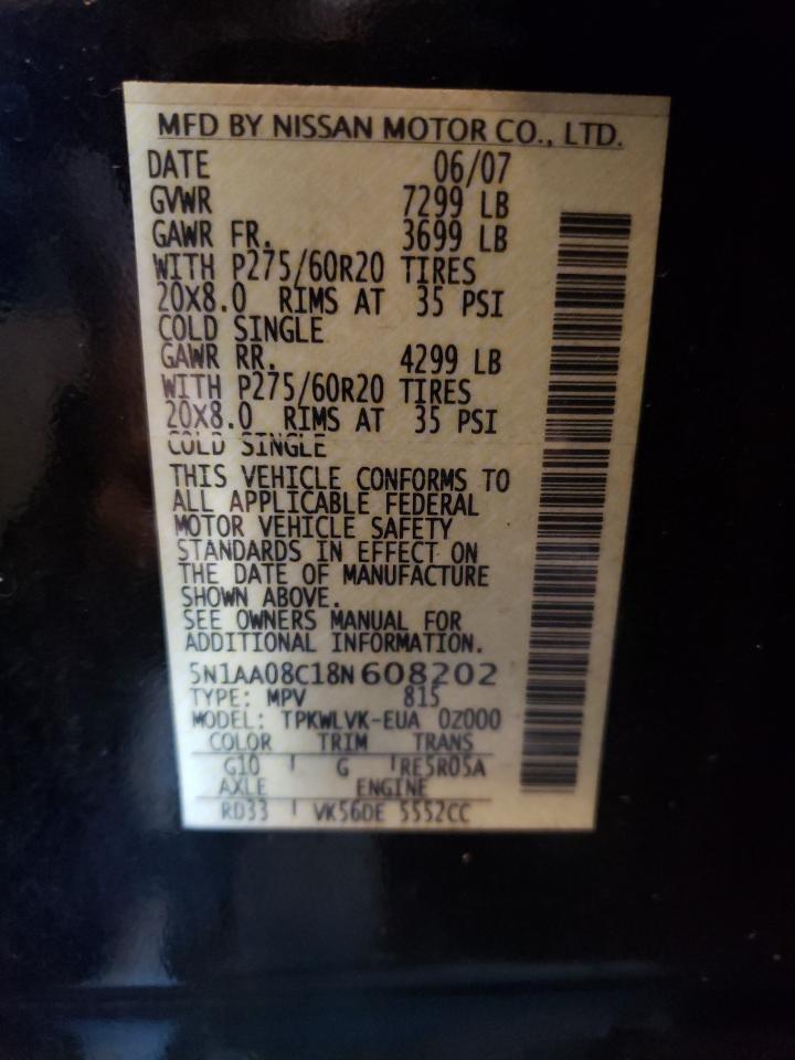 Used Rear Drive Axle Shaft fits: 2008 Nissan Armada Rear Axle Rear ...