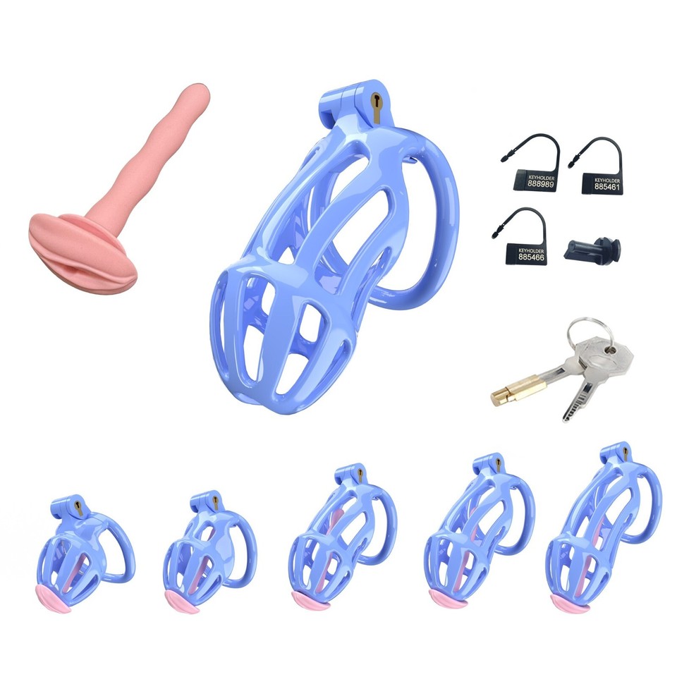 Male Cobra Chastity Cage Device 6 Colors Men Resin Mamba Lock Belt 5 ...