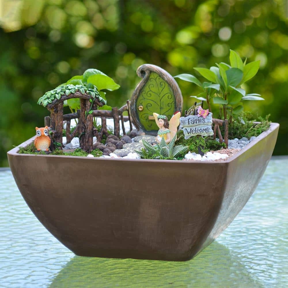 Charming Forest Polyresin Fairy Garden Kit (11-Piece) US | eBay