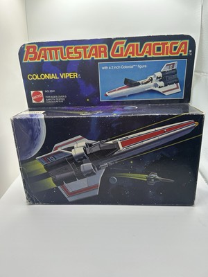 Colonial Viper 1978 Battlestar Galactica w/ Pilot , Missile And Box ...