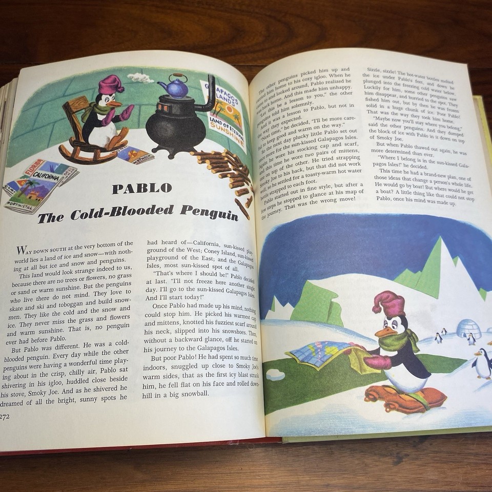 Walt Disney Story Land Book 1962 Classic Stories Golden Vtg Childrens ...