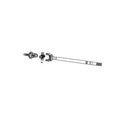 Mopar 68449571AB Drive Axle Shaft Left, For 2013 Ram 3500 & 2014 2024 ...