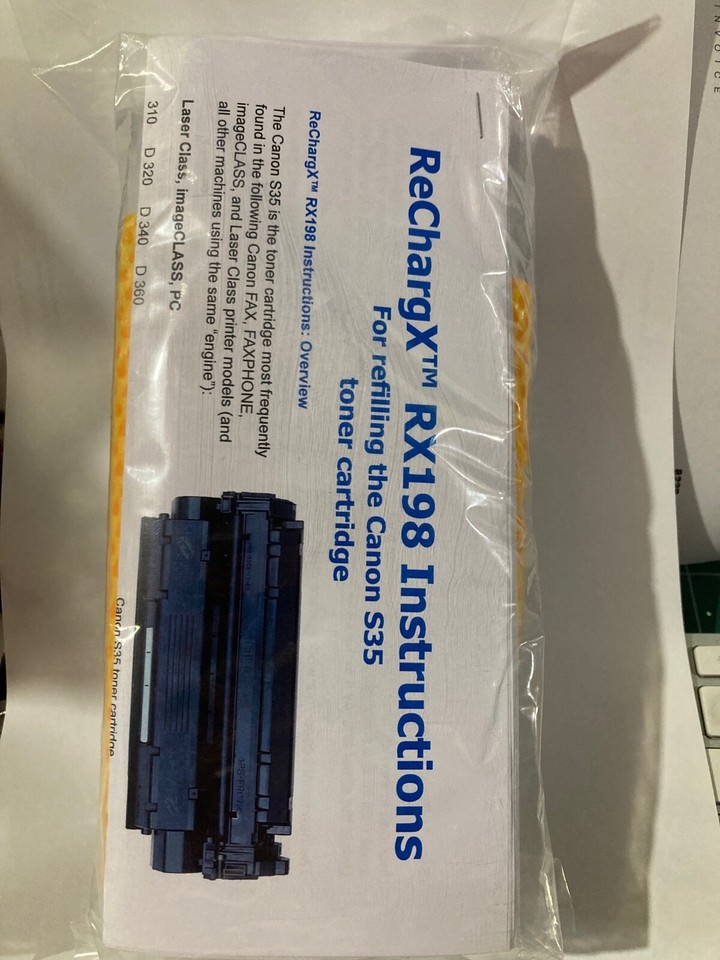 Toner Refill Kit - Canon Fax L360 L380 L380S L390 L400 Toner Refill Kit ...