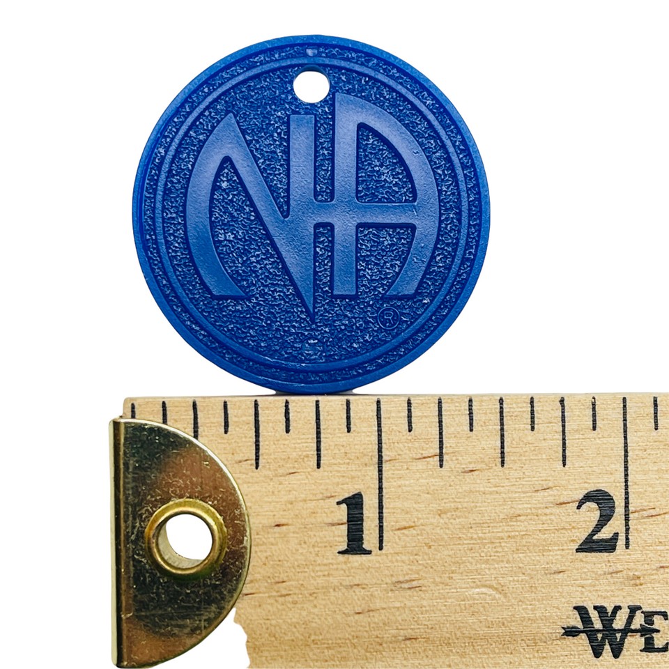 Narcotics Anonymous Chip Key Tag Anniversary Plastic Recovery Clean ...