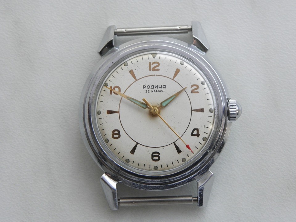 Rare Soviet Russian First Automatic Wrist watch Rodina 1 MCHZ KIROVSKIE ...