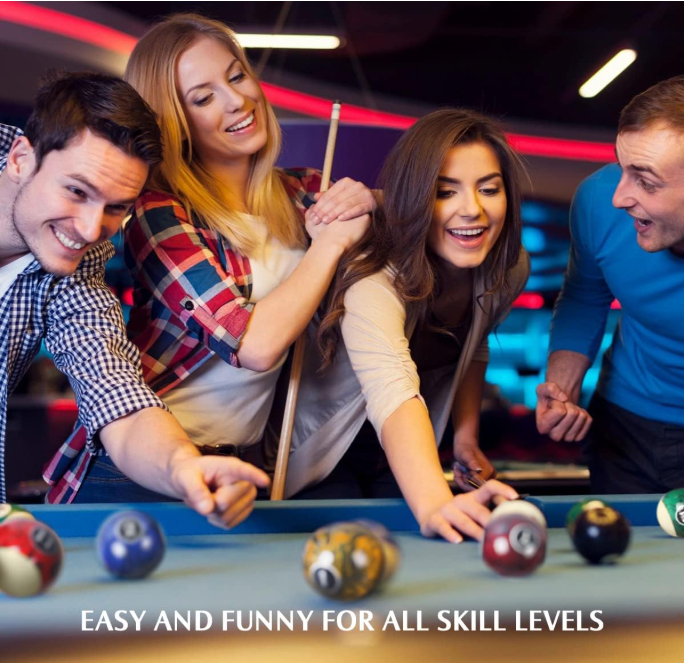 Billiard Balls Set Pool Table Balls Marble-Swirl Style 16 Ball Set | eBay