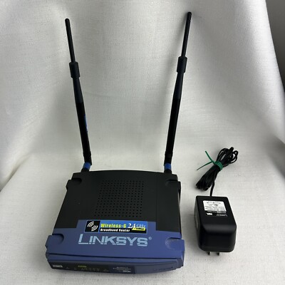 LINKSYS WRT54G V2.2 Wireless-G Ethernet Broadband Wireless Router | eBay
