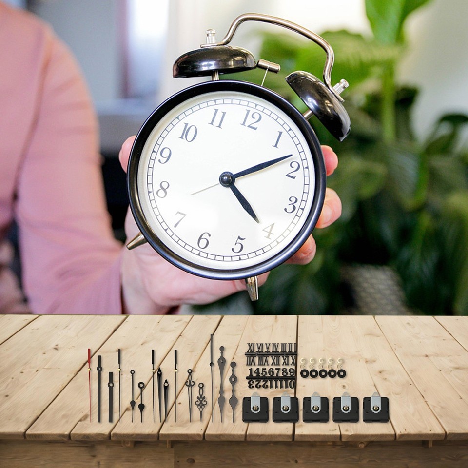 DIY Watch Mechanism Set Silent Quartz Movement with Pointers and ...