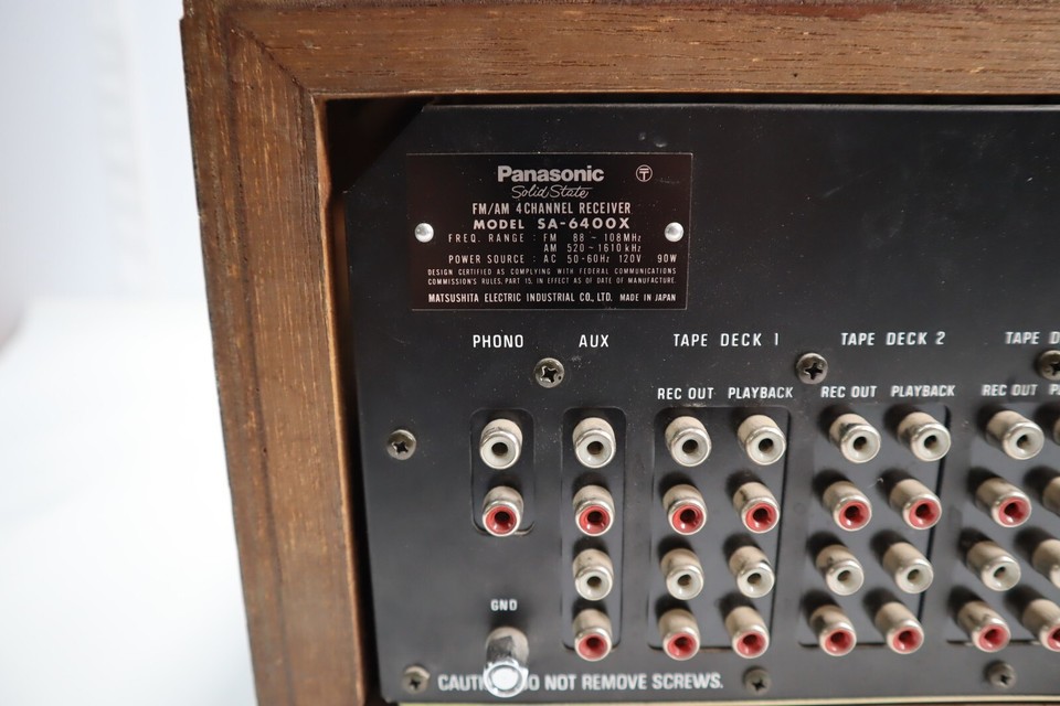 Panasonic SA-6400x FM/AM 4 Channel Stereo Receiver EL4681 | eBay