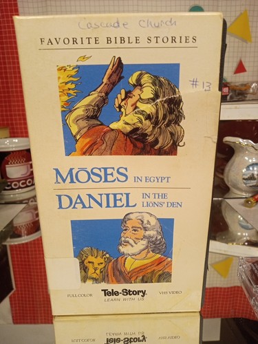 Noah & The Ark Joshua The Battle of Jericho Moses Daniel VHS Tele-Story ...