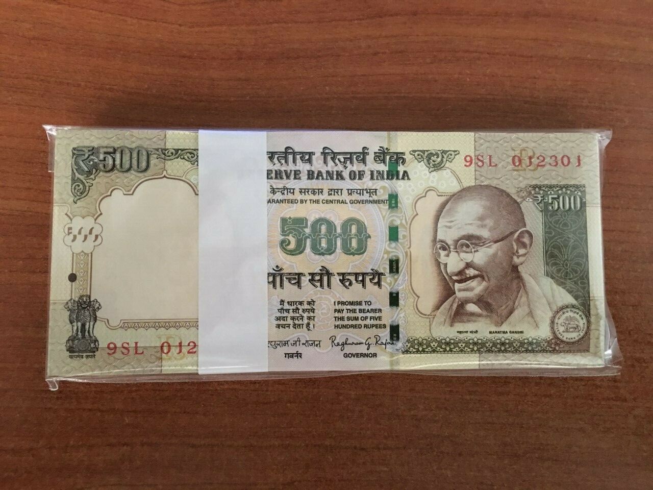 Full Bundle INDIA 500 Rupees x 100 Pcs Full Bundle, 2015 P-106 Gandhi ...