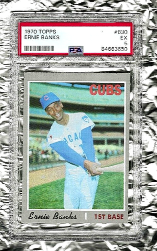 1970 Topps PSA 5 EX Ernie Banks # 630 Newly Graded Chicago Cubs | eBay