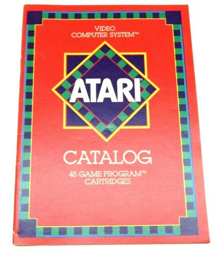 Atari Catalog (45 Game Program Cartridges) CO16725-Rev. D | eBay