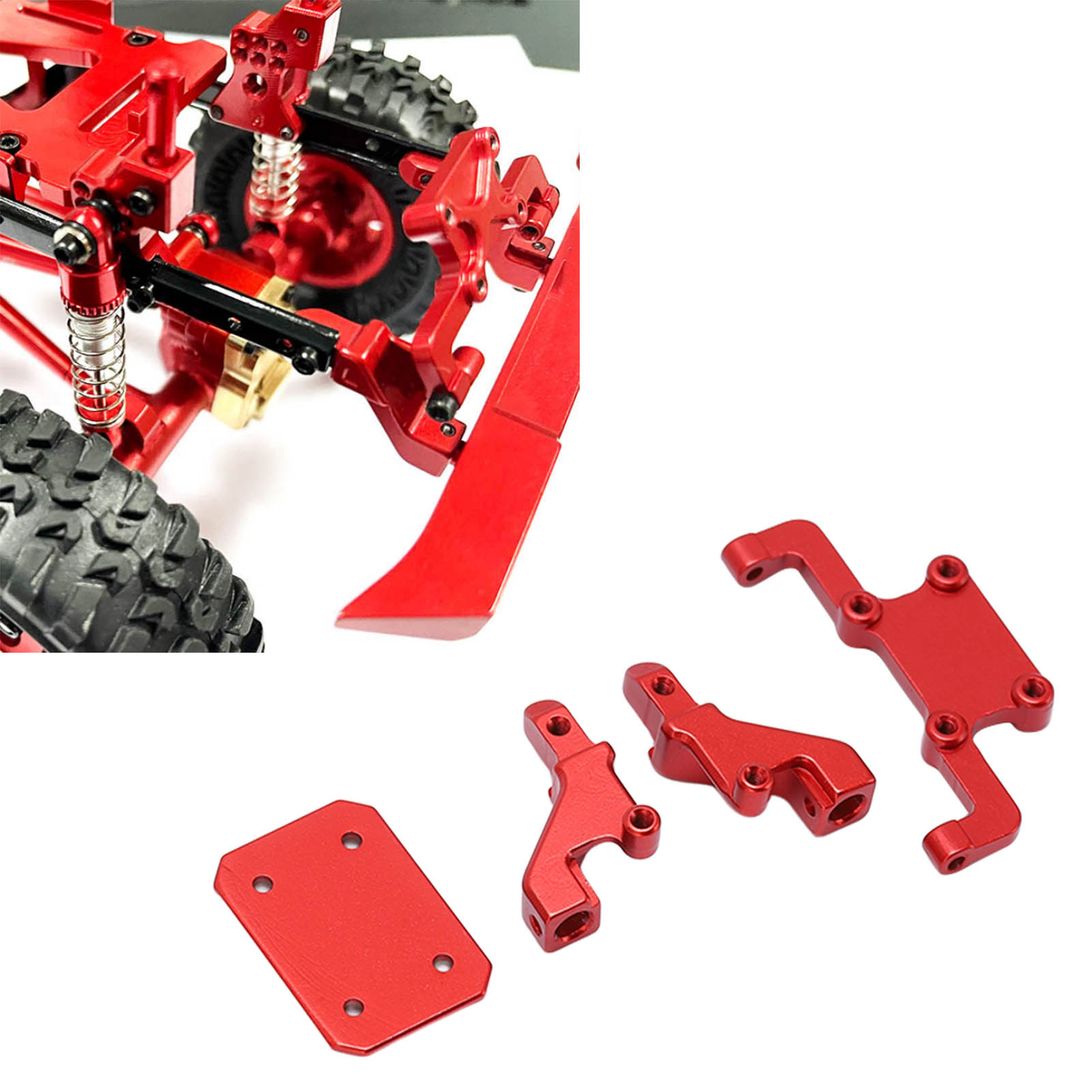 RC Aluminum Rear Body Shell Mounting Kit For AXIAL SCX24 AXI00002 1/24 ...