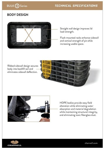 Channell Commercial Corp BULK3 BULK1730181B0110 17X30X18 Communications ...