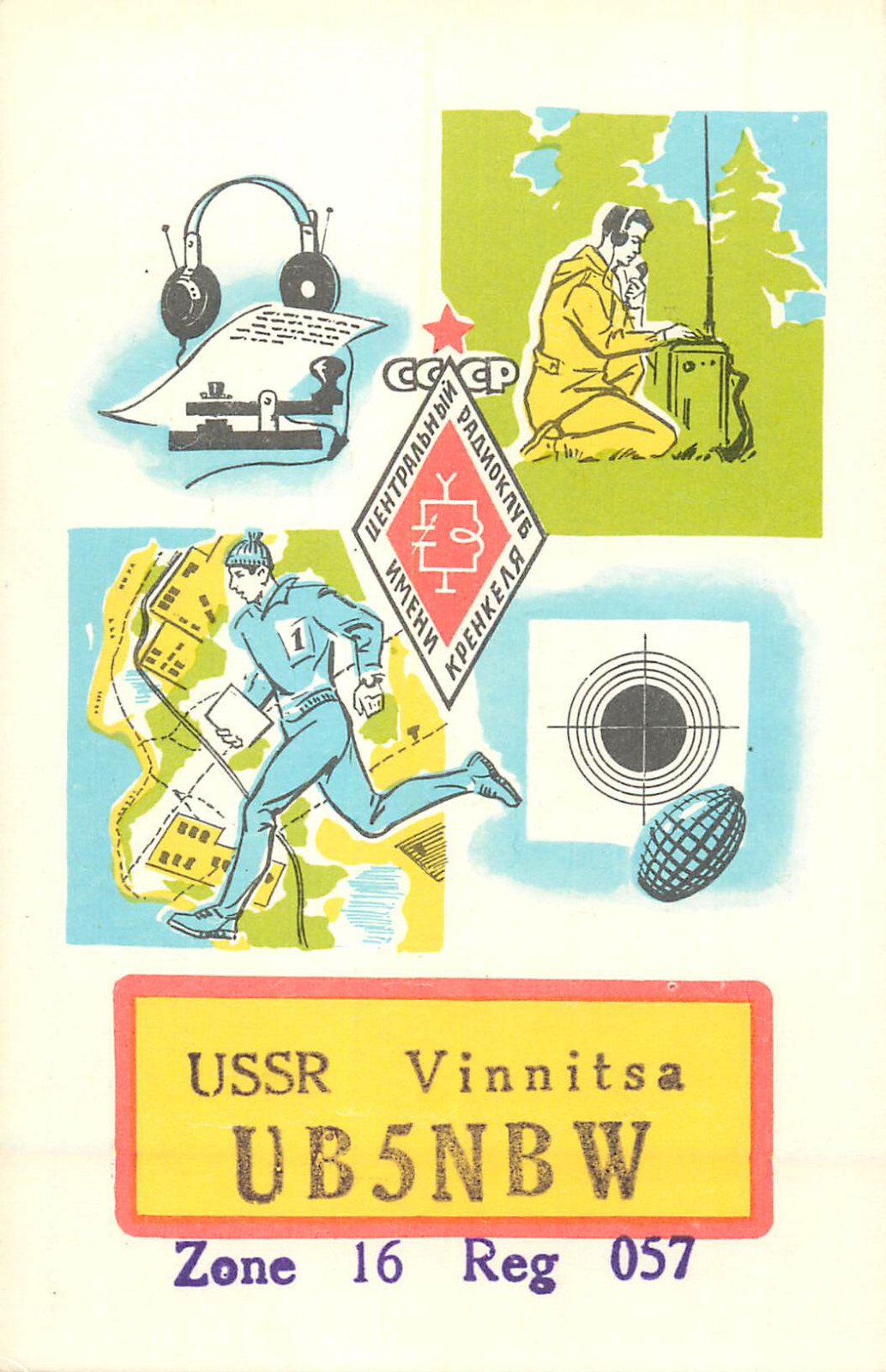 QSL Radio Amateur Station USSR Soviet Union Vinnitsa UB5NBW | eBay