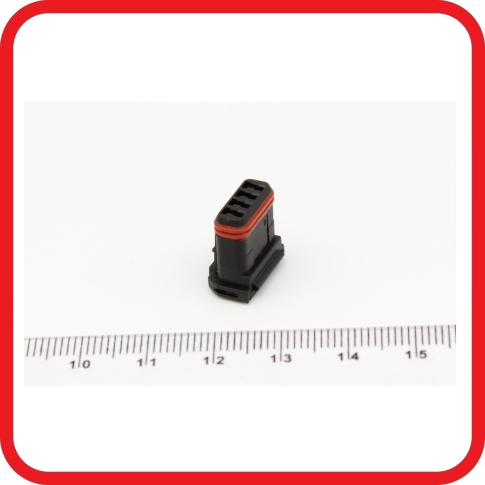 Harley Davidson 72908-11 OEM JAE MX1900 4 Wire Male Connector Handlebar ...