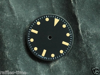 Plain Milsub Watch Dial DG 2813 Miyota 8200 Movement w/o date Orange ...