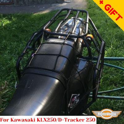 For Kawasaki KLX 250 rack luggage system side carrier D-Tracker 250 (98 ...