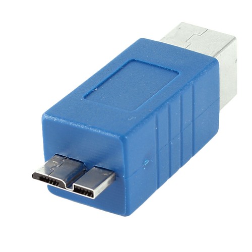 Super Speed USB 3.0 5Gbps Type B Female To Micro B Male Converter ...