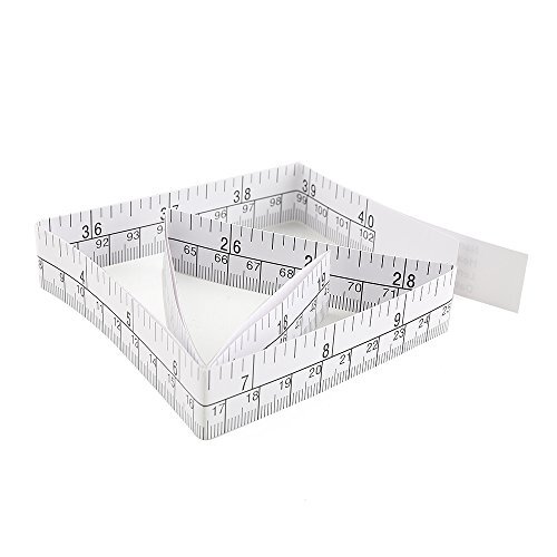 1 Meter 40" Paper Tape Measure, Wound Measuring Rulers, Educare Used ...